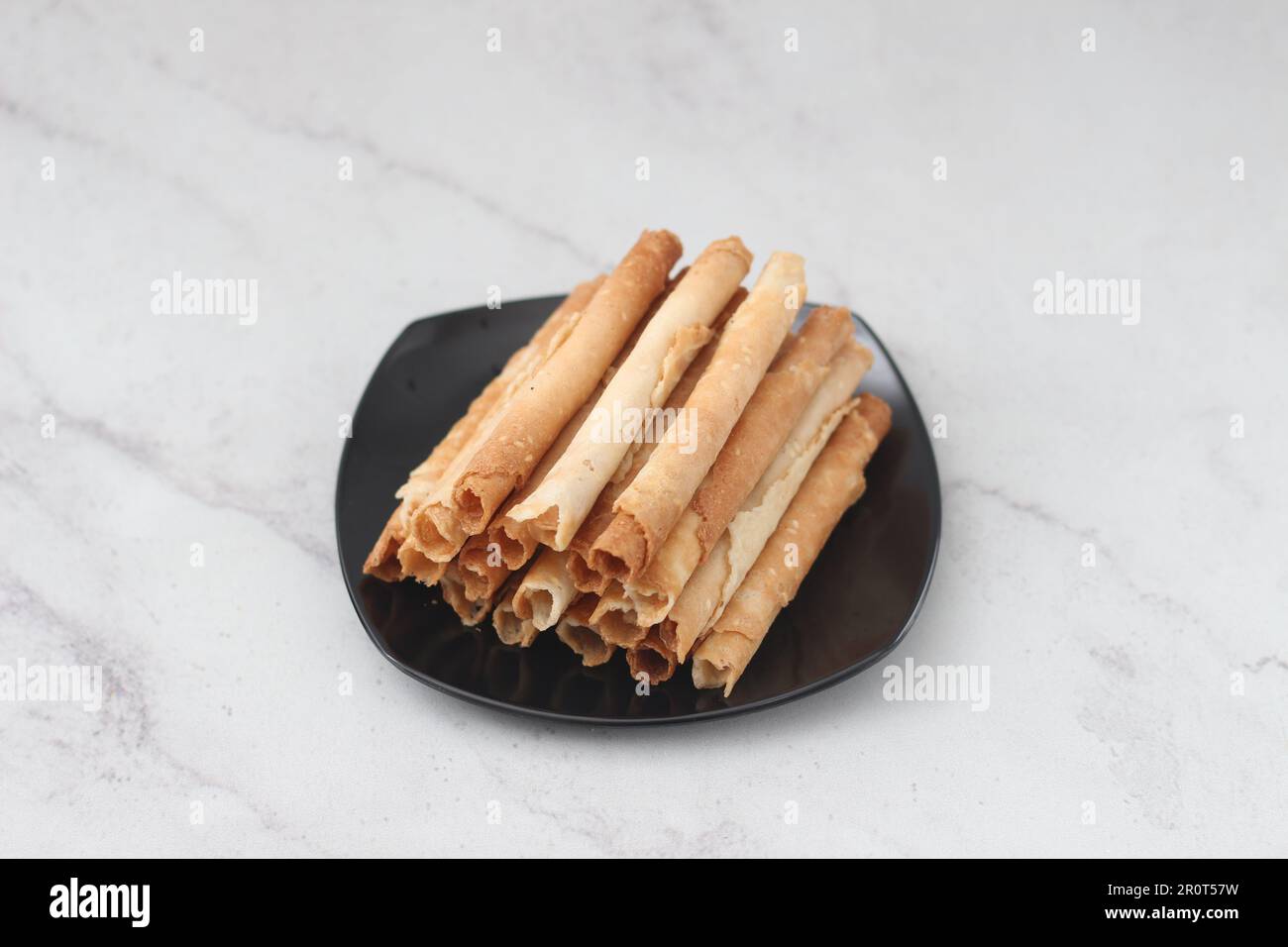 egg roll or Semprong is very good to serve as one of snacks that ...