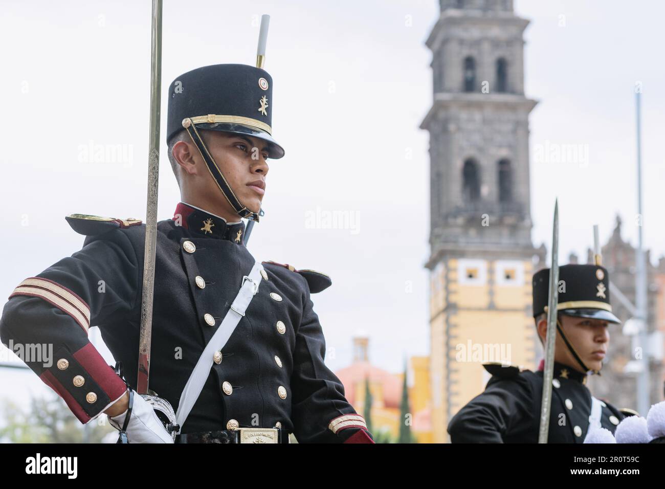 representation of the battle of May 5, march in the civic parade on the ...