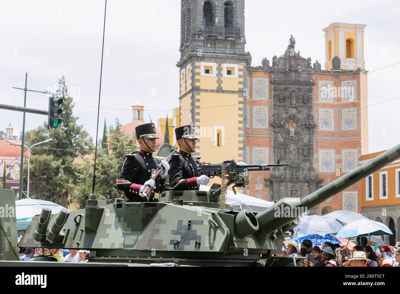 representation of the battle of May 5, march in the civic parade on the ...
