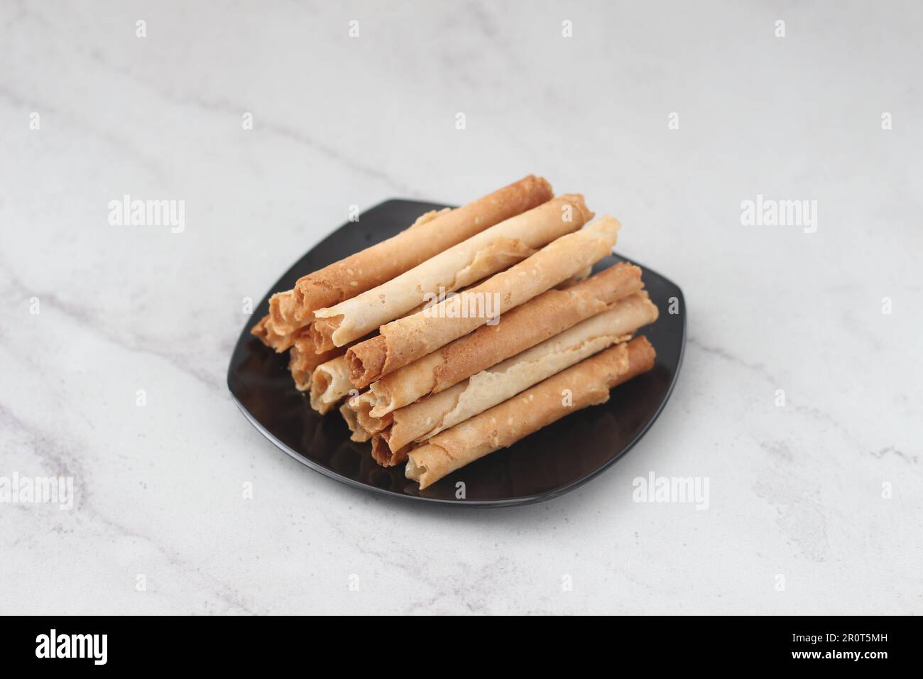 egg roll or Semprong is very good to serve as one of snacks that ...