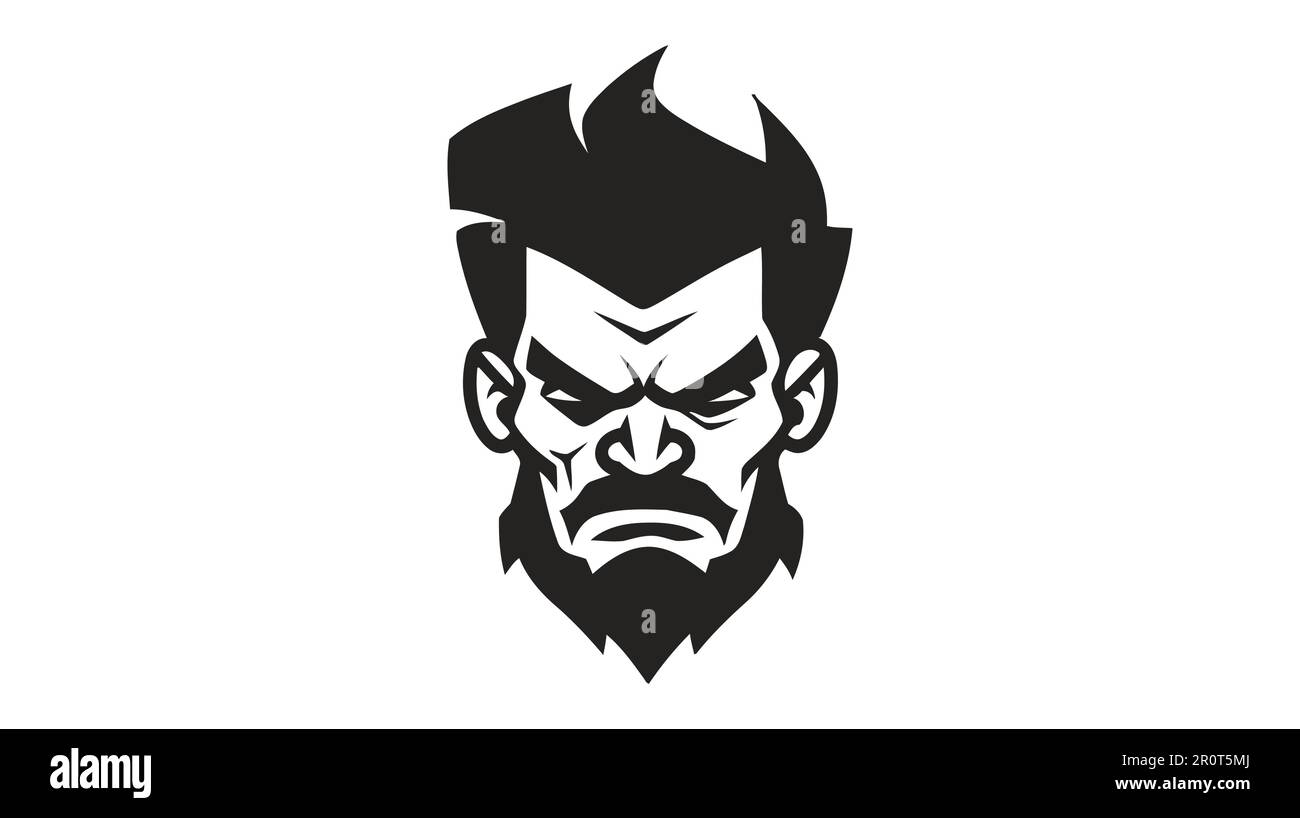 Man vector logo. Icon of man silhouette vector illustration Stock ...