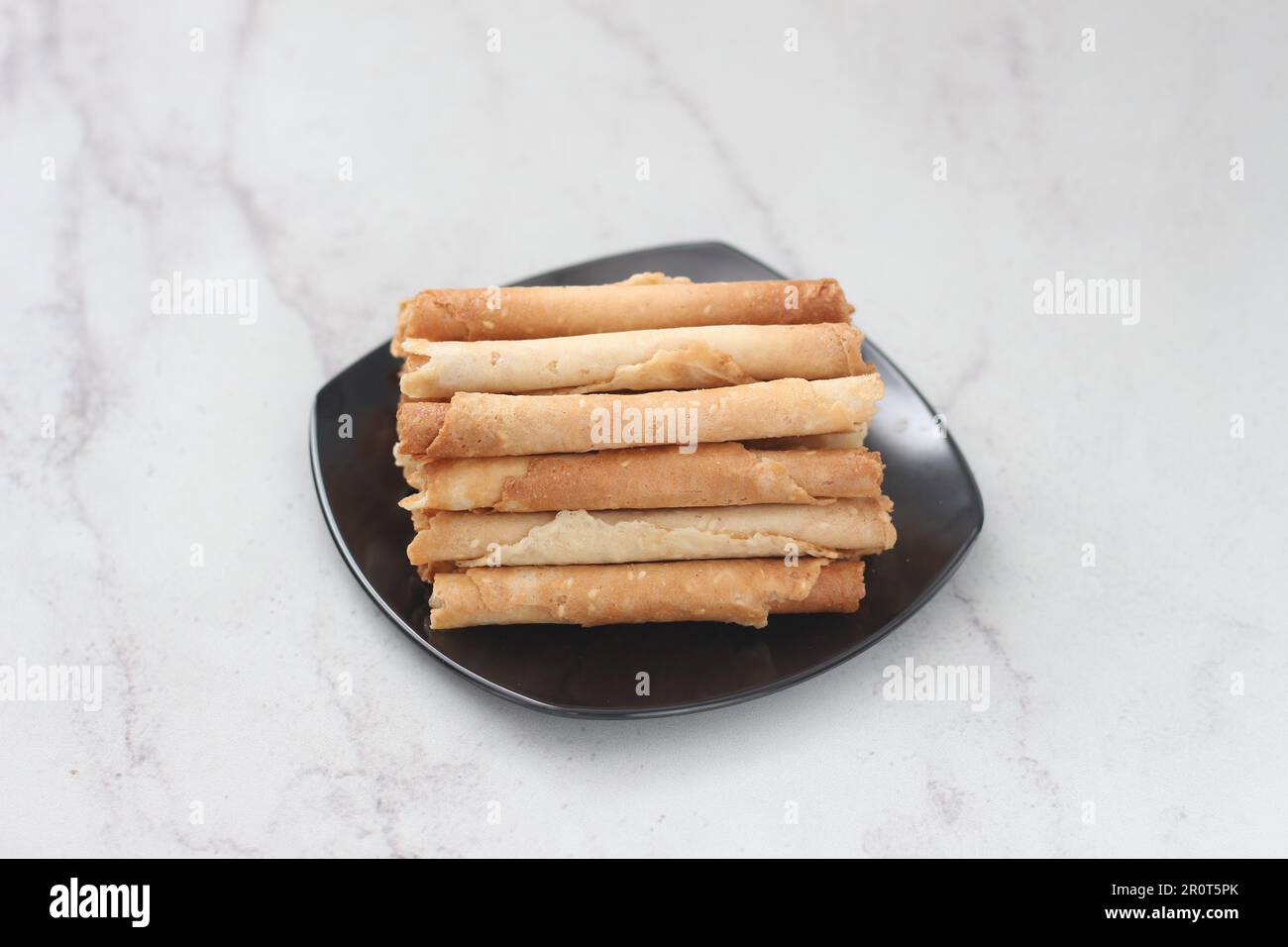 egg roll or Semprong is very good to serve as one of snacks that ...