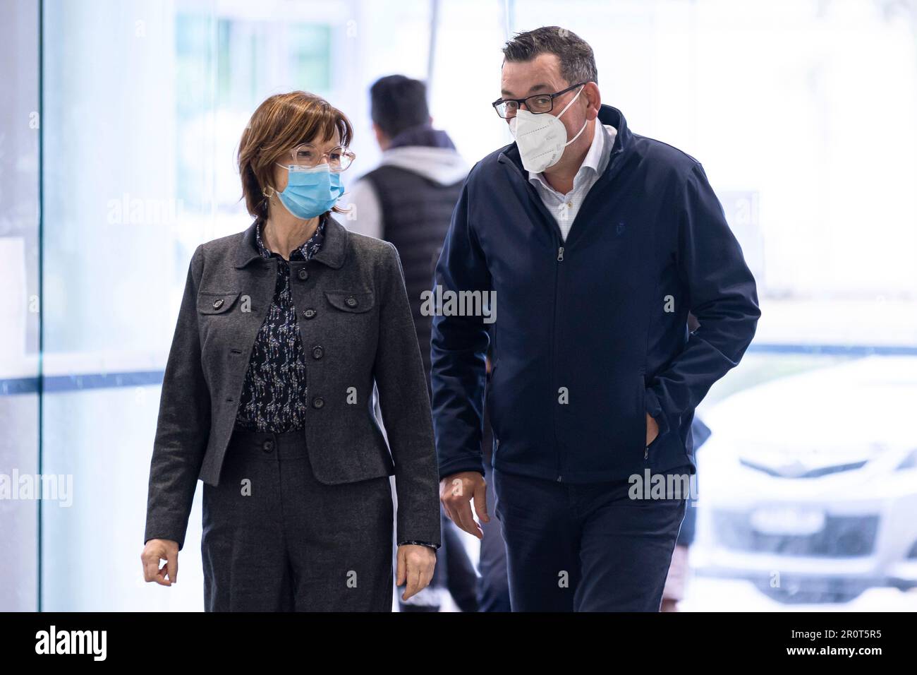 Health Minister Mary-Anne Thomas and Victorian Premier Daniel Andrews ...