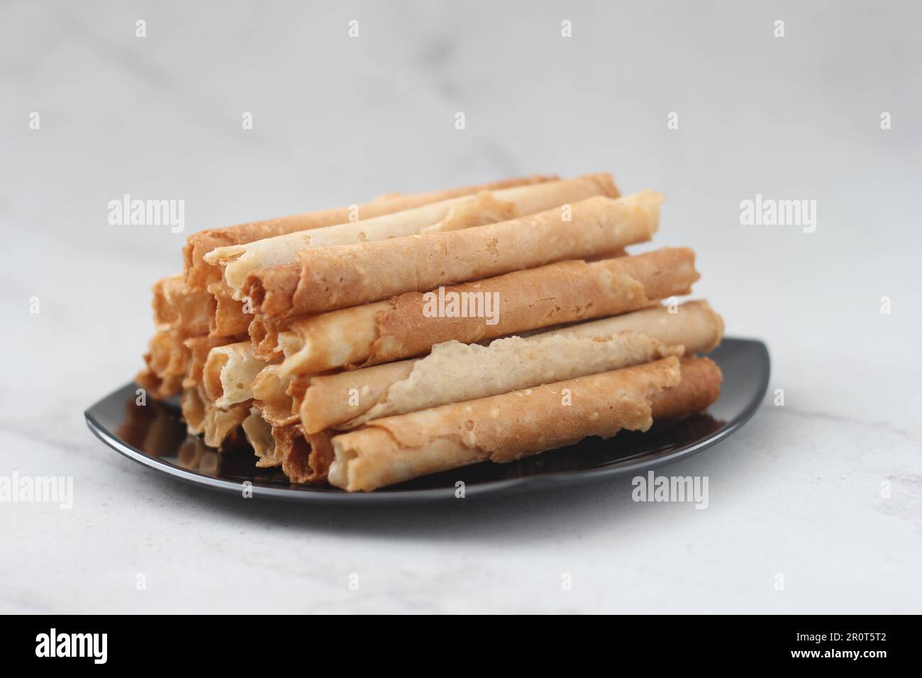 egg roll or Semprong is very good to serve as one of snacks that ...