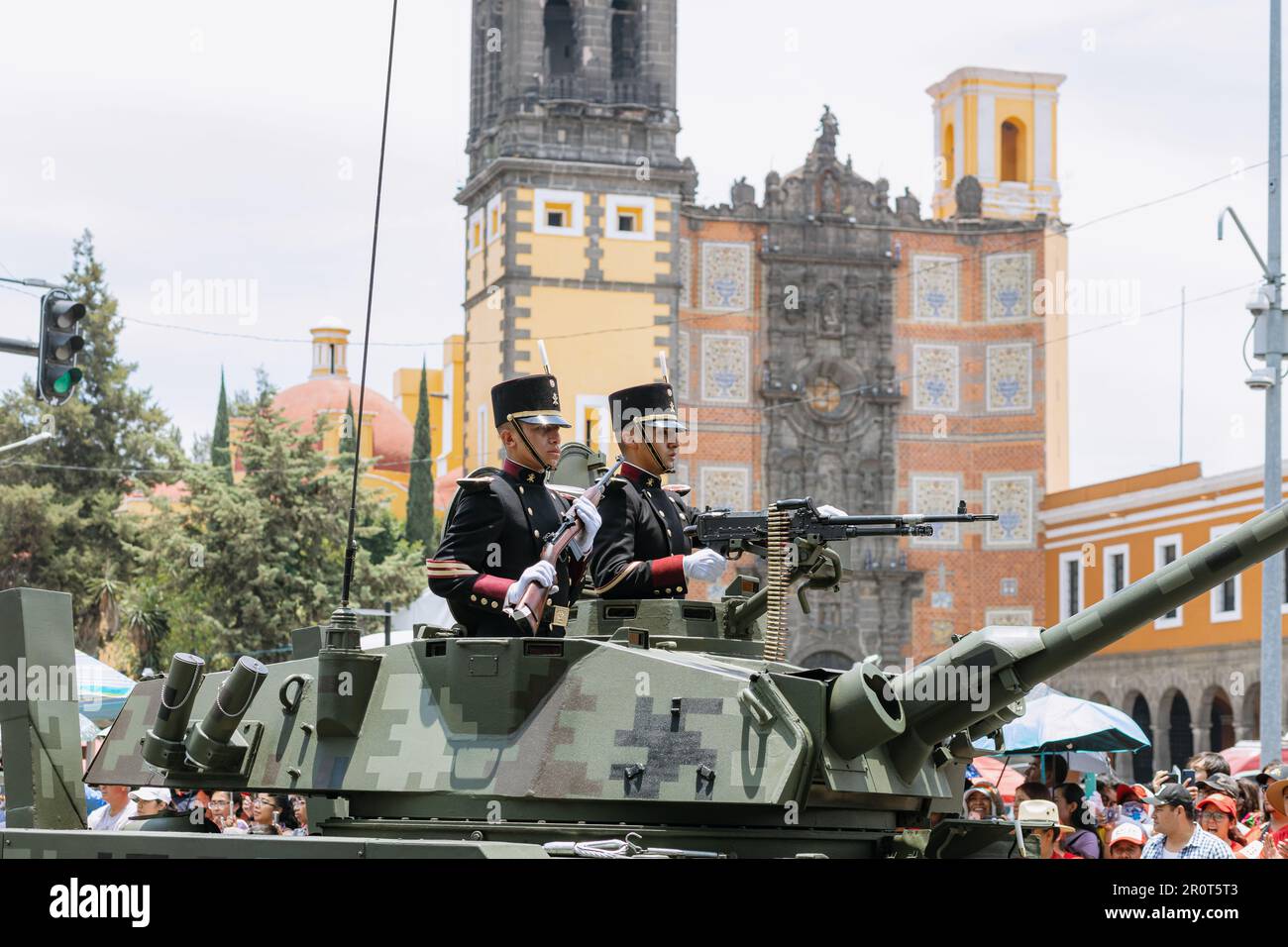 representation of the battle of May 5, march in the civic parade on the ...