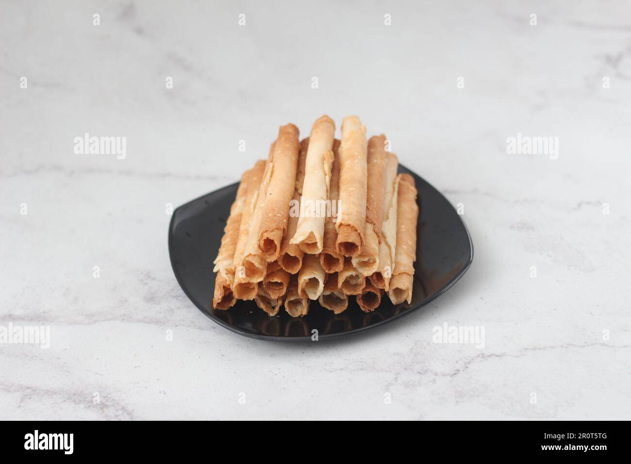 egg roll or Semprong is very good to serve as one of snacks that ...