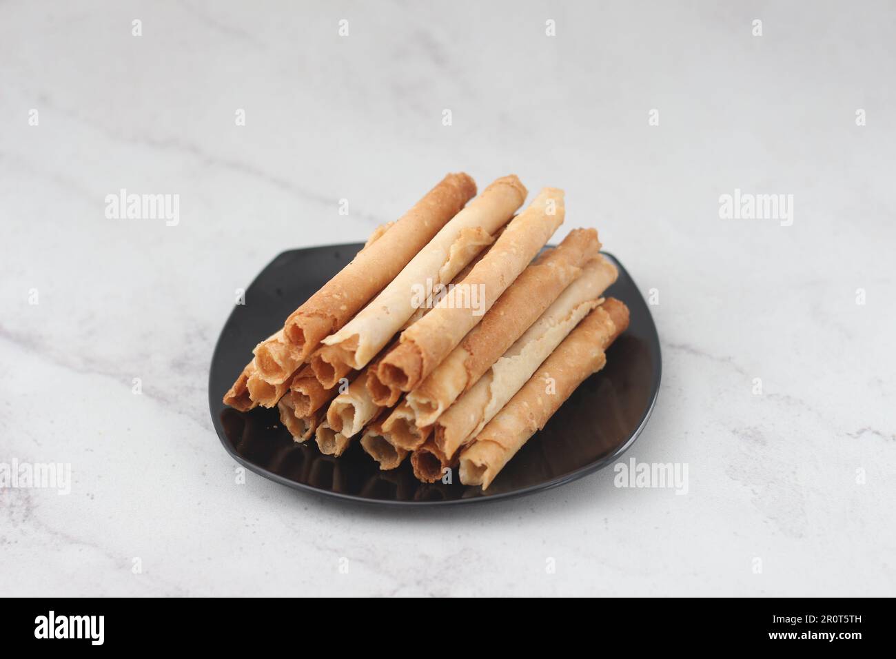 egg roll or Semprong is very good to serve as one of snacks that ...