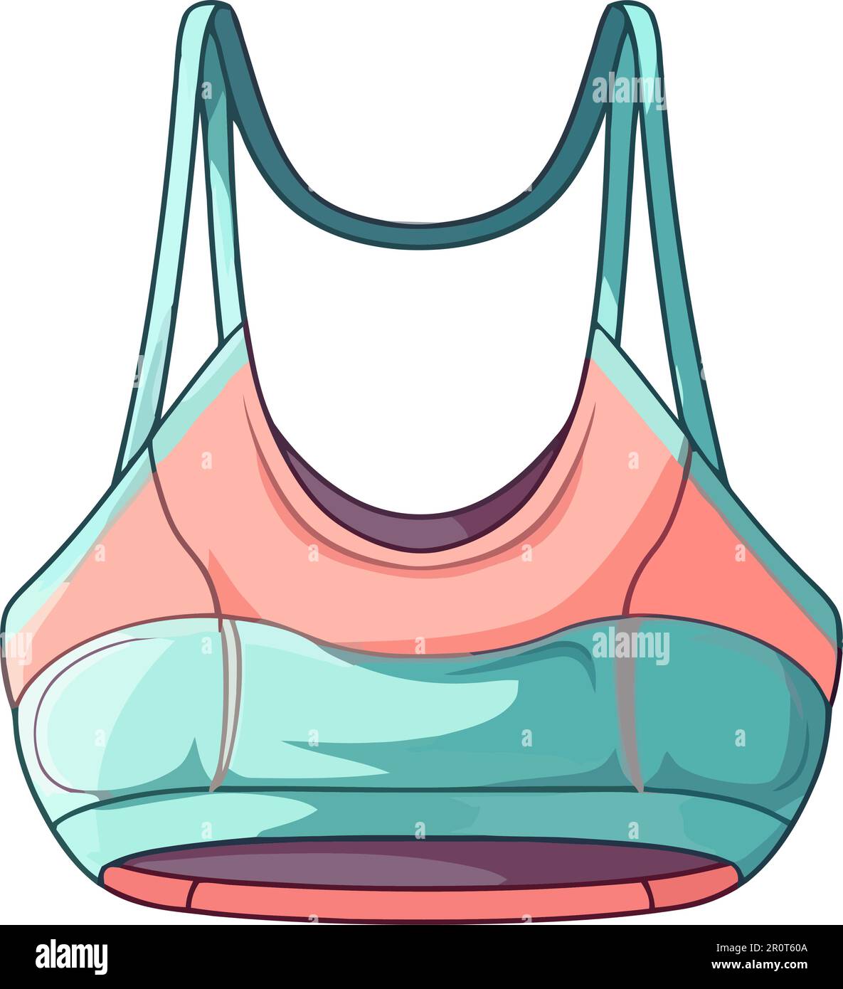 Trendy crop top fashion Stock Vector Images - Alamy