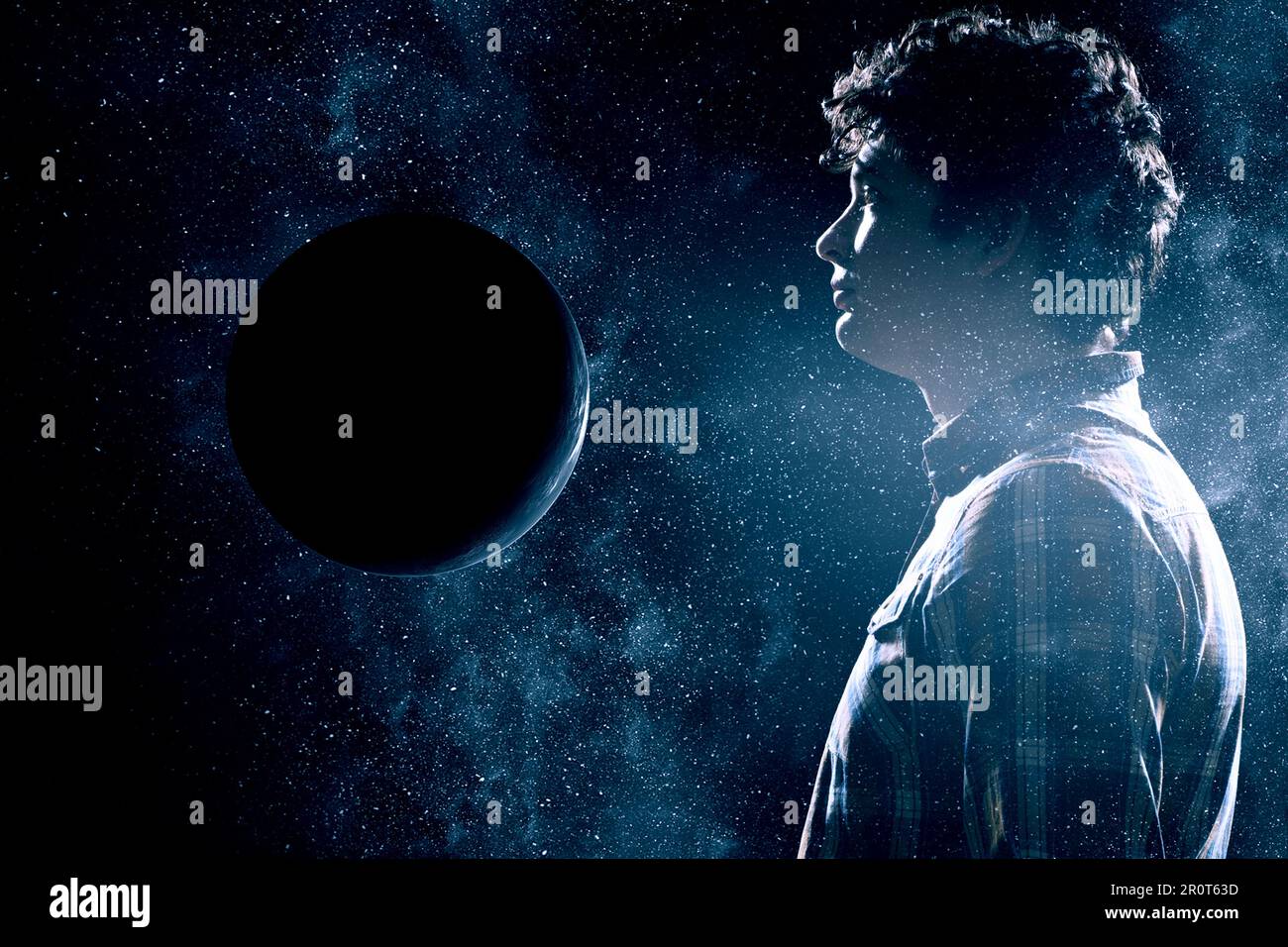 The universe within . Mixed media Stock Photo - Alamy