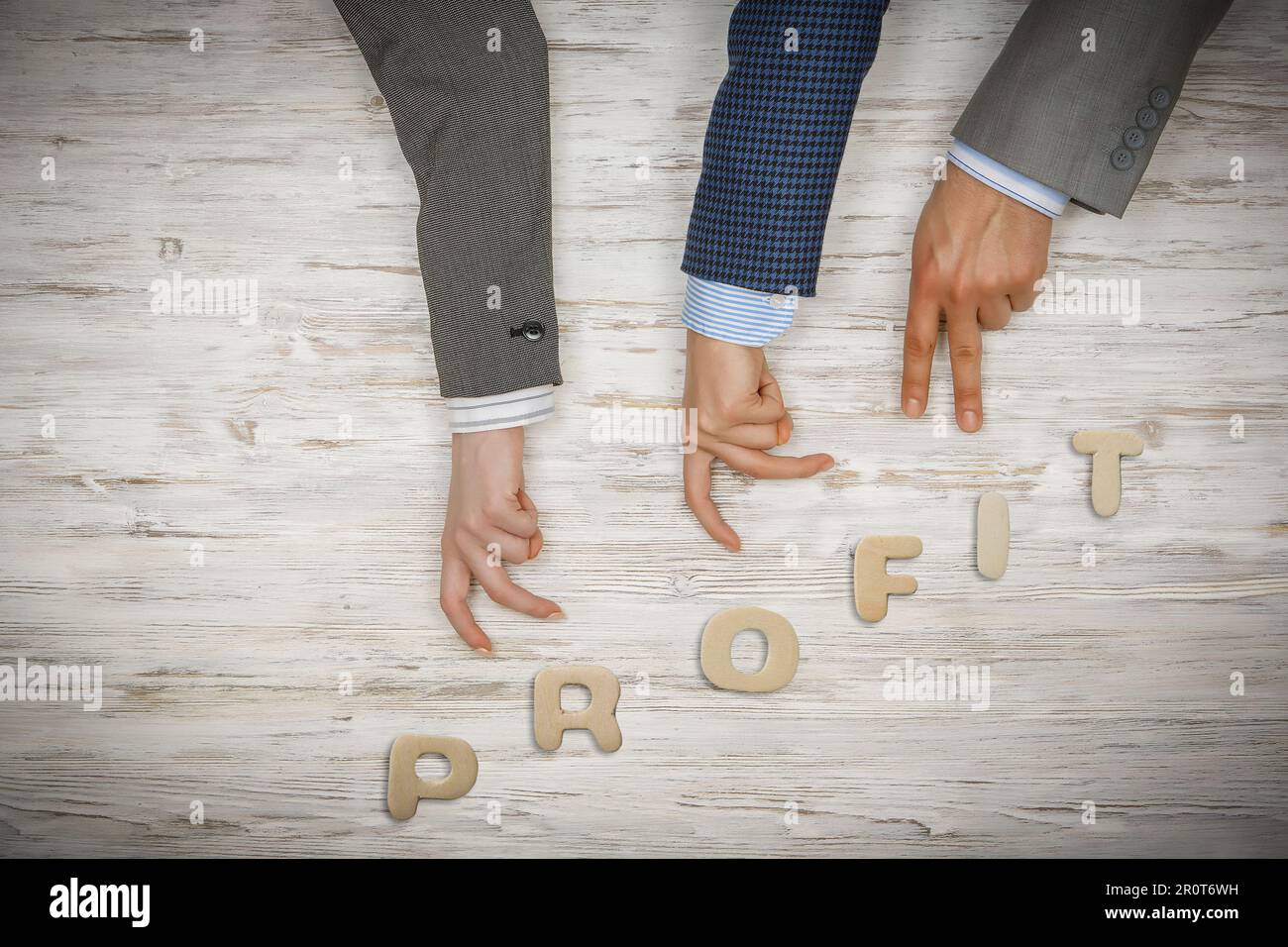 Business decrease concept . Mixed media Stock Photo - Alamy