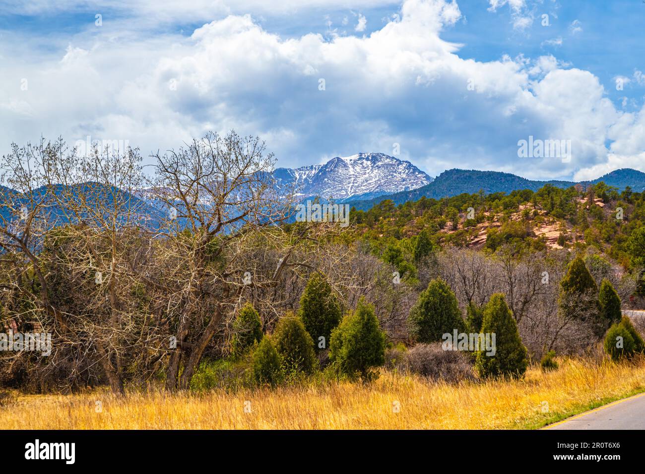 Rocky landscape scenery of Colorado Springs, Colorado Stock Photo - Alamy