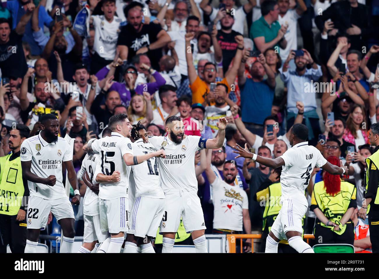 Madrid, Spain. Credit: D. 9th May, 2023. Real Madrid team group (Real ...