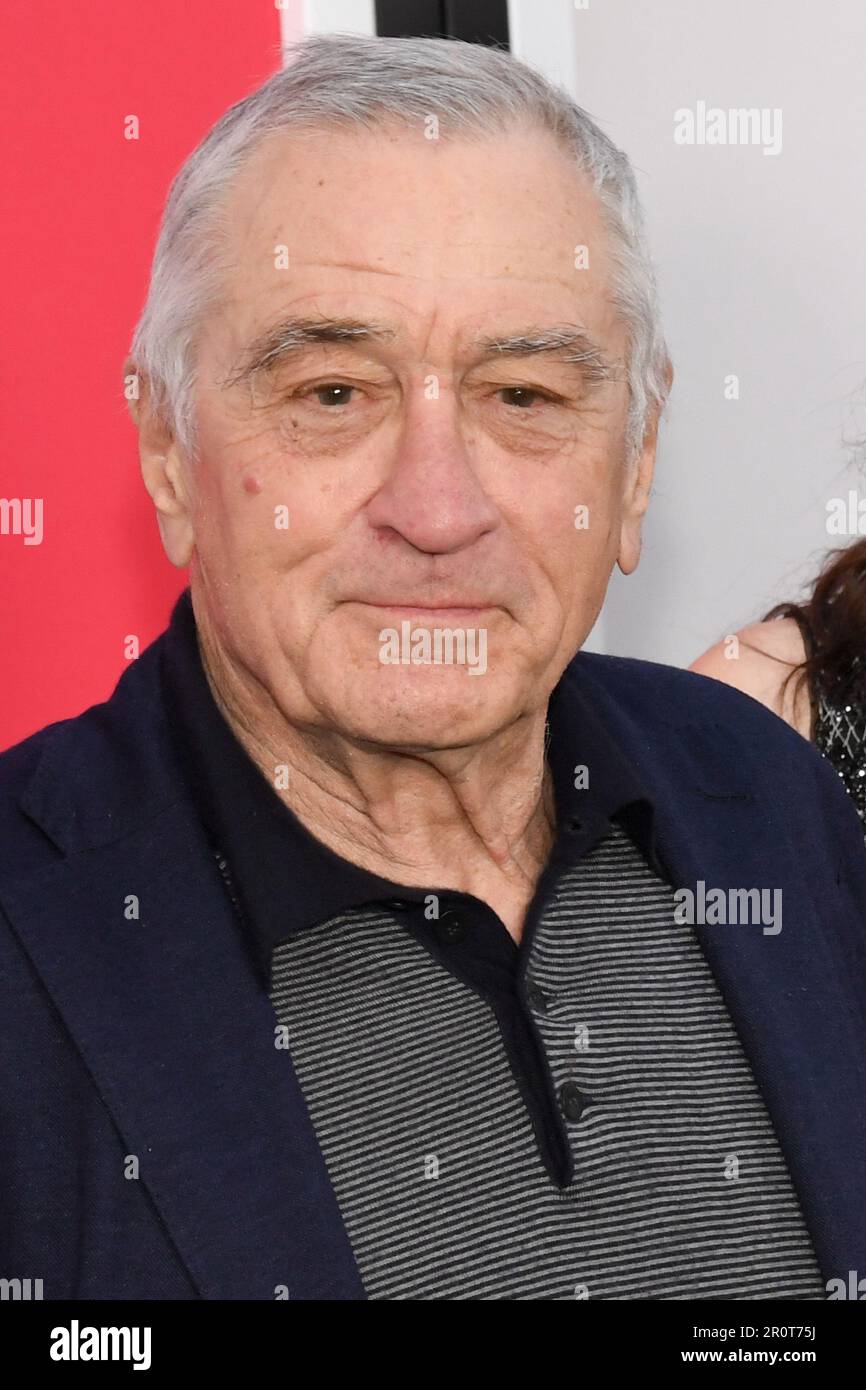 New York, USA. 09th May, 2023. Robert De Niro and Laura Terruso walking ...