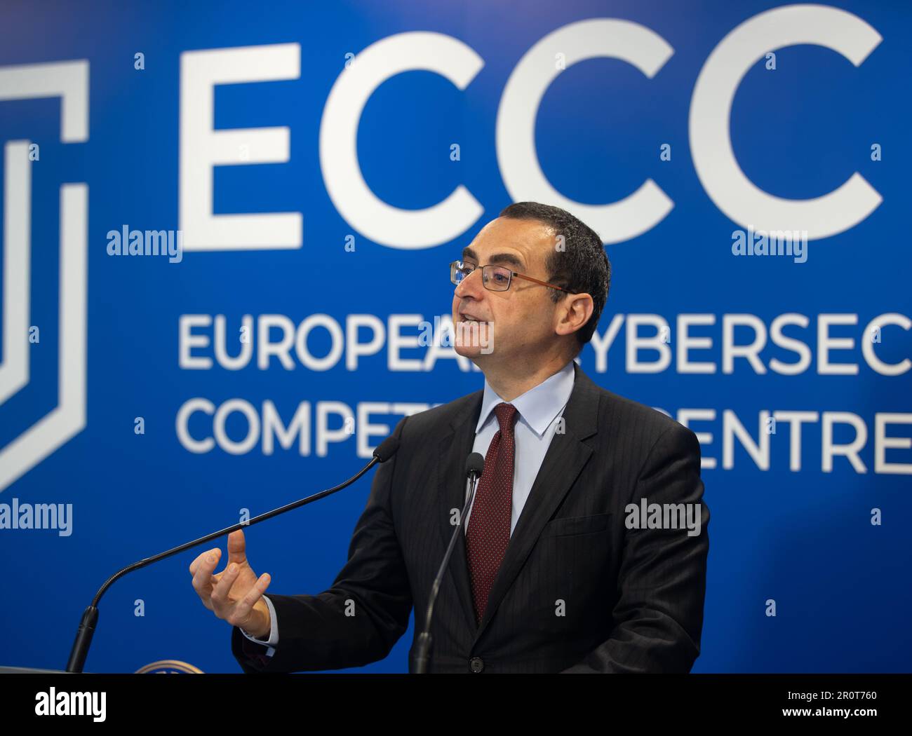 Bucharest, Romania. 9th May, 2023: Miguel Gonzalez Sancho, Interim Executive Director of the ...