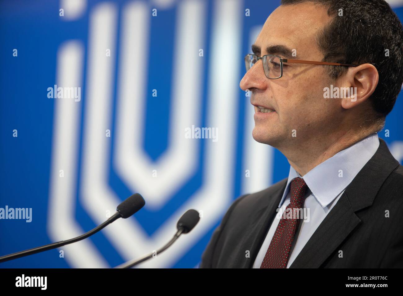 Bucharest, Romania. 9th May, 2023: Miguel Gonzalez Sancho, Interim ...