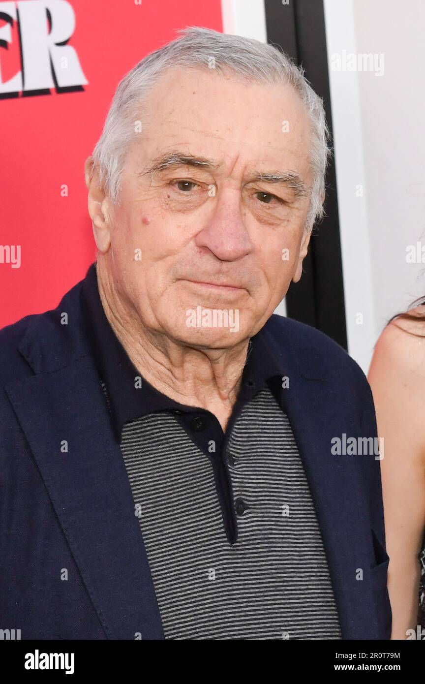 New York, USA. 09th May, 2023. Robert De Niro and Laura Terruso walking ...