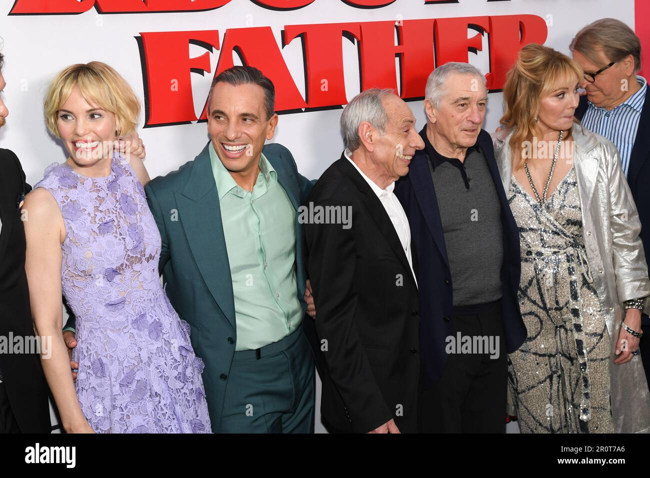 New York, USA. 09th May, 2023. Leslie Bibb, Sebastian Maniscalco, Salvo ...