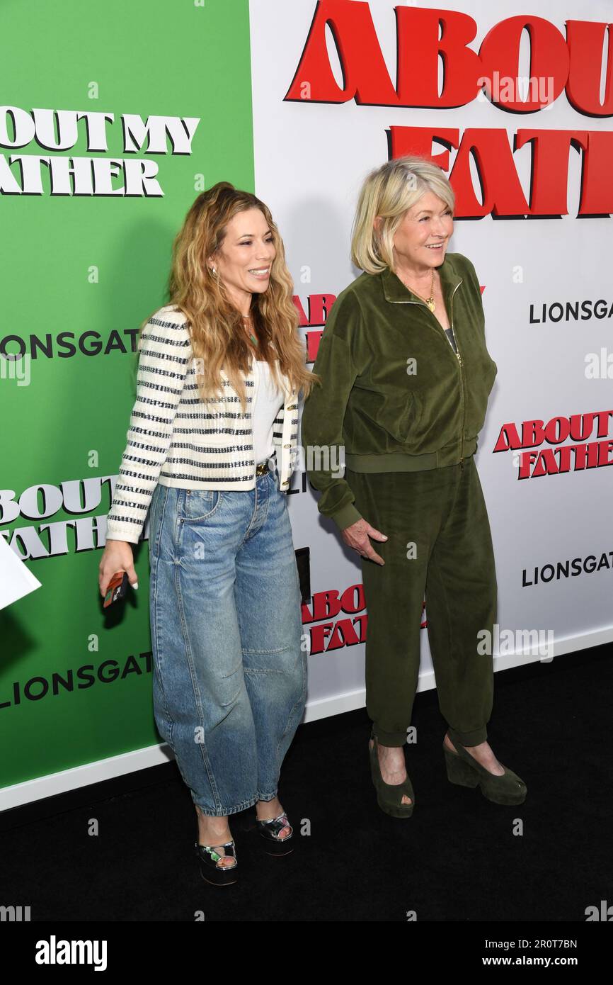 New York, USA. 09th May, 2023. Daisy Toye and Martha Stewart walking ...