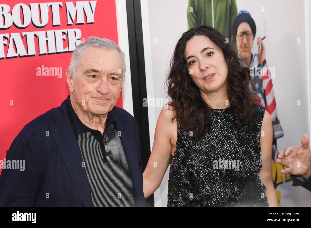 New York, USA. 09th May, 2023. Robert De Niro and Laura Terruso walking ...