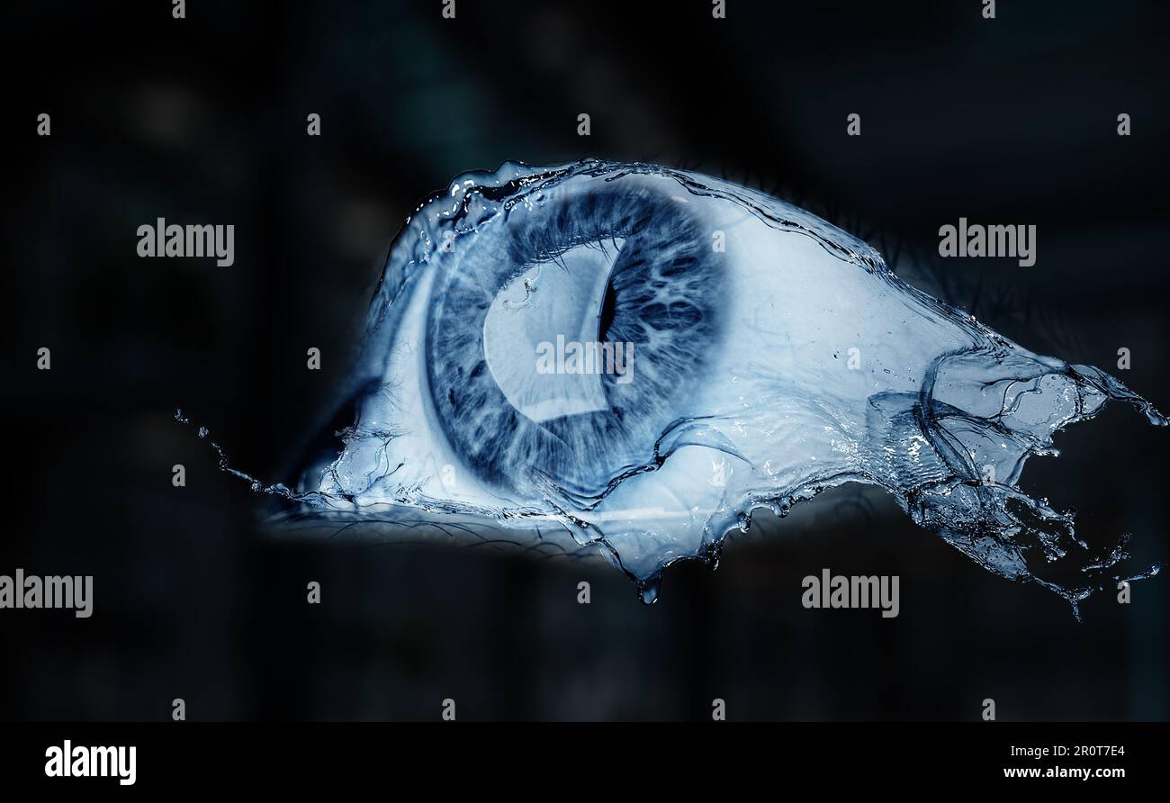 Macro image of human eye Stock Photo - Alamy