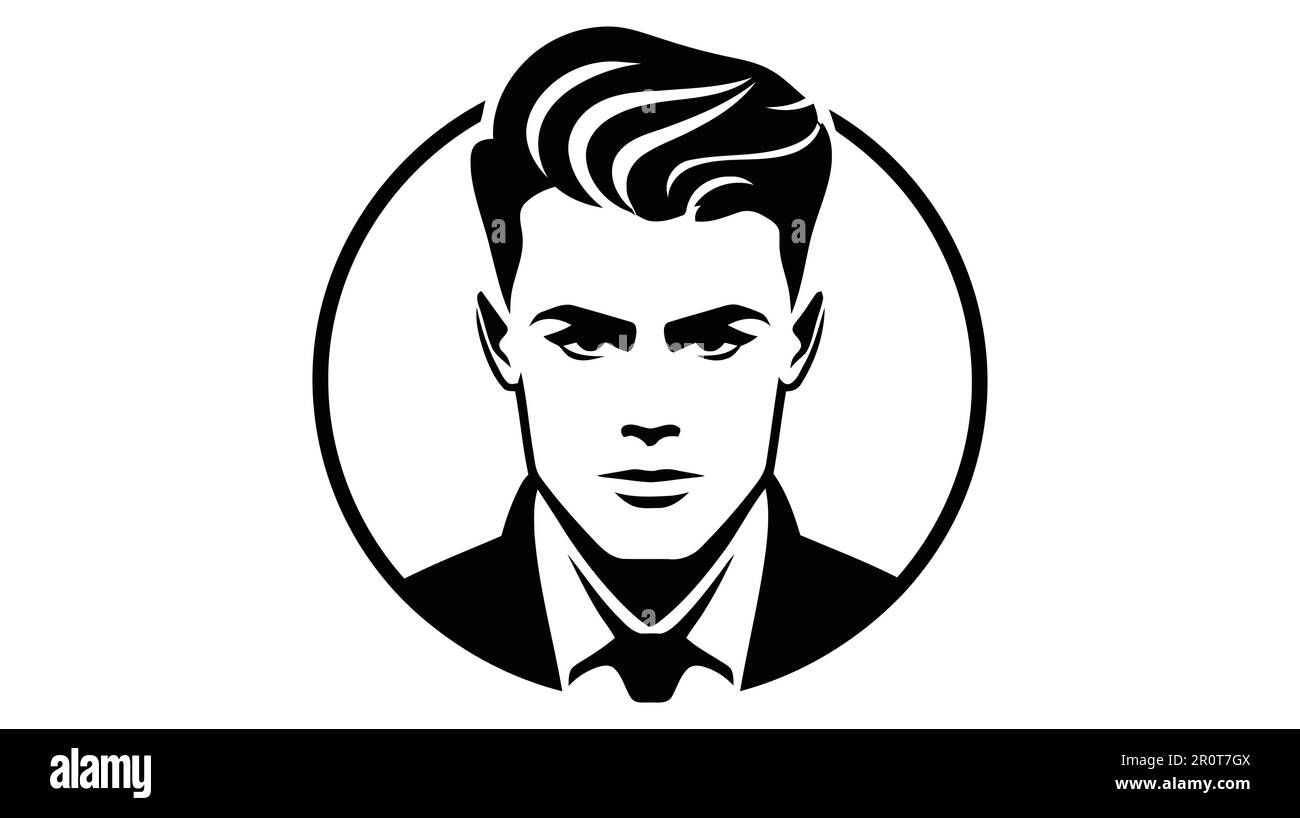 Man vector logo. Icon of man silhouette vector illustration Stock ...
