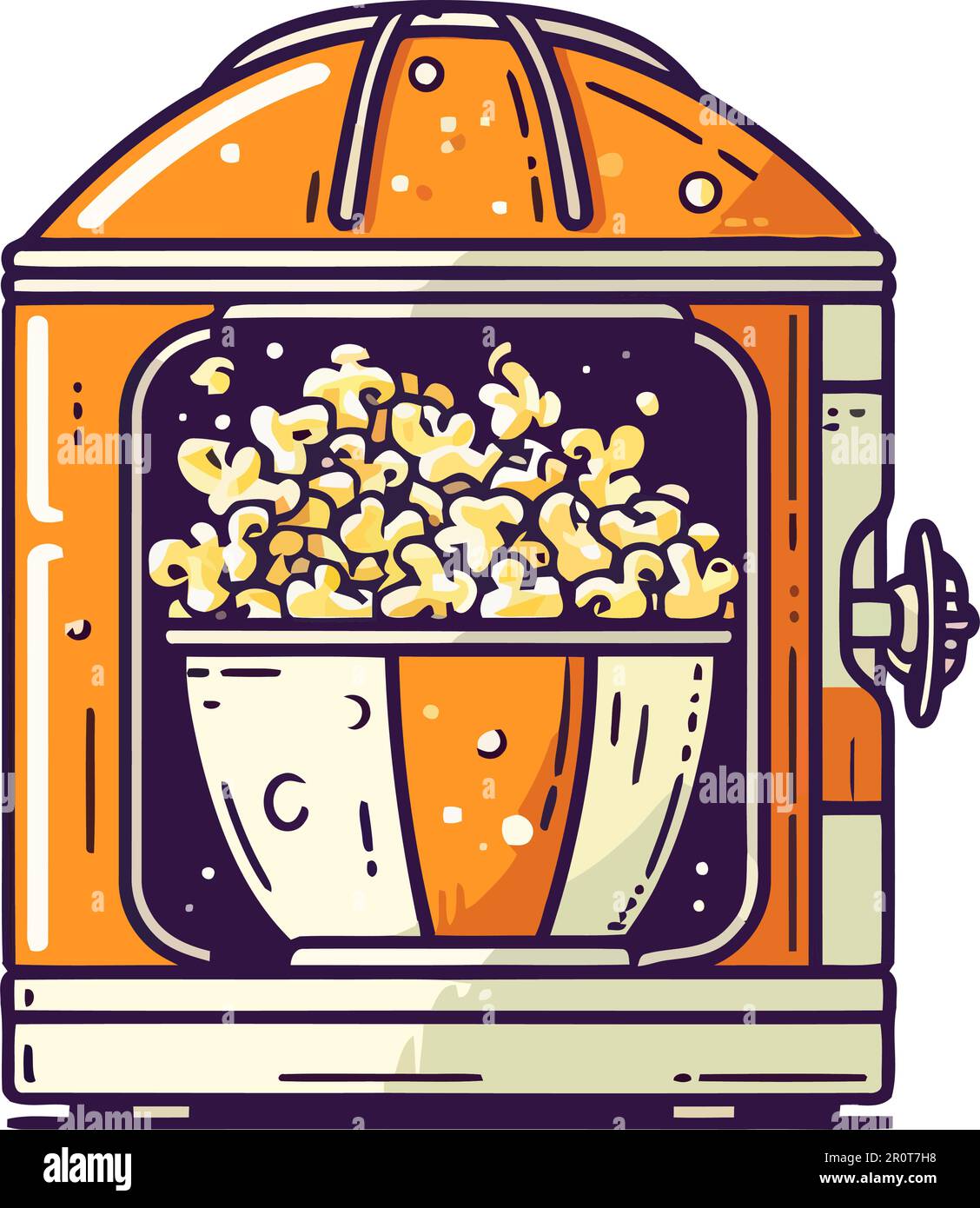 Popcorn popper Stock Vector Images - Alamy
