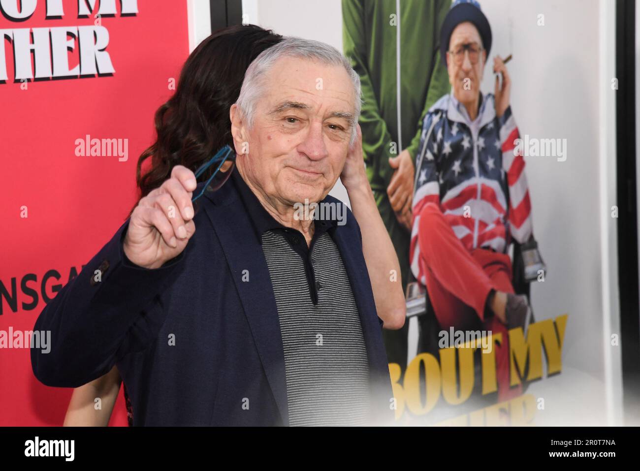 New York, USA. 09th May, 2023. Robert De Niro and Laura Terruso walking ...