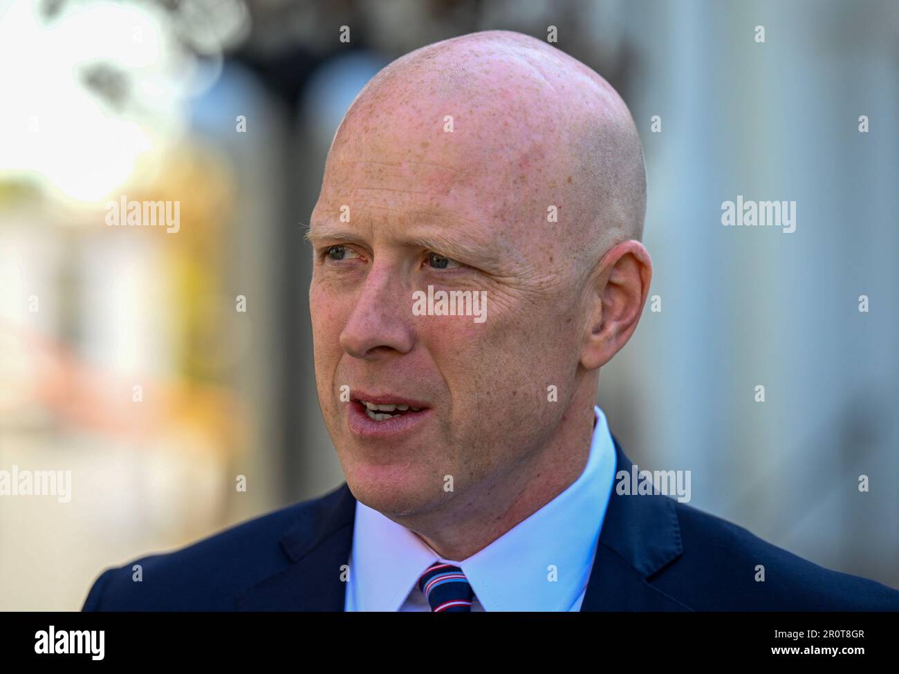 Schoharie, New York, USA. 8th May, 2023. LEE KINDLON attorney for ...