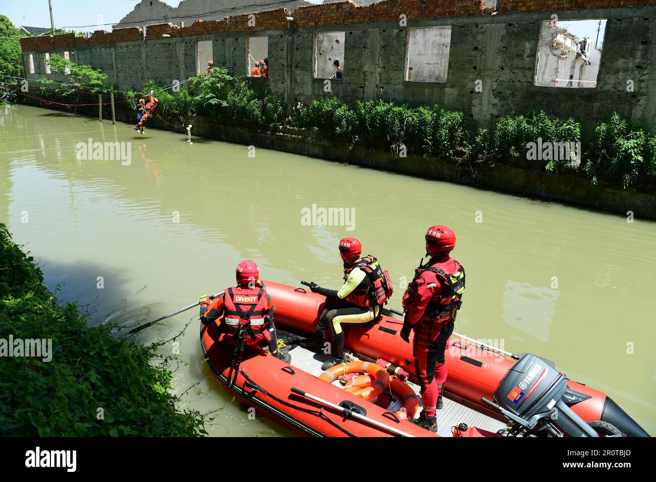 SUZHOU, CHINA - MAY 9, 2023 - Firefighters of Suzhou Fire and Rescue ...