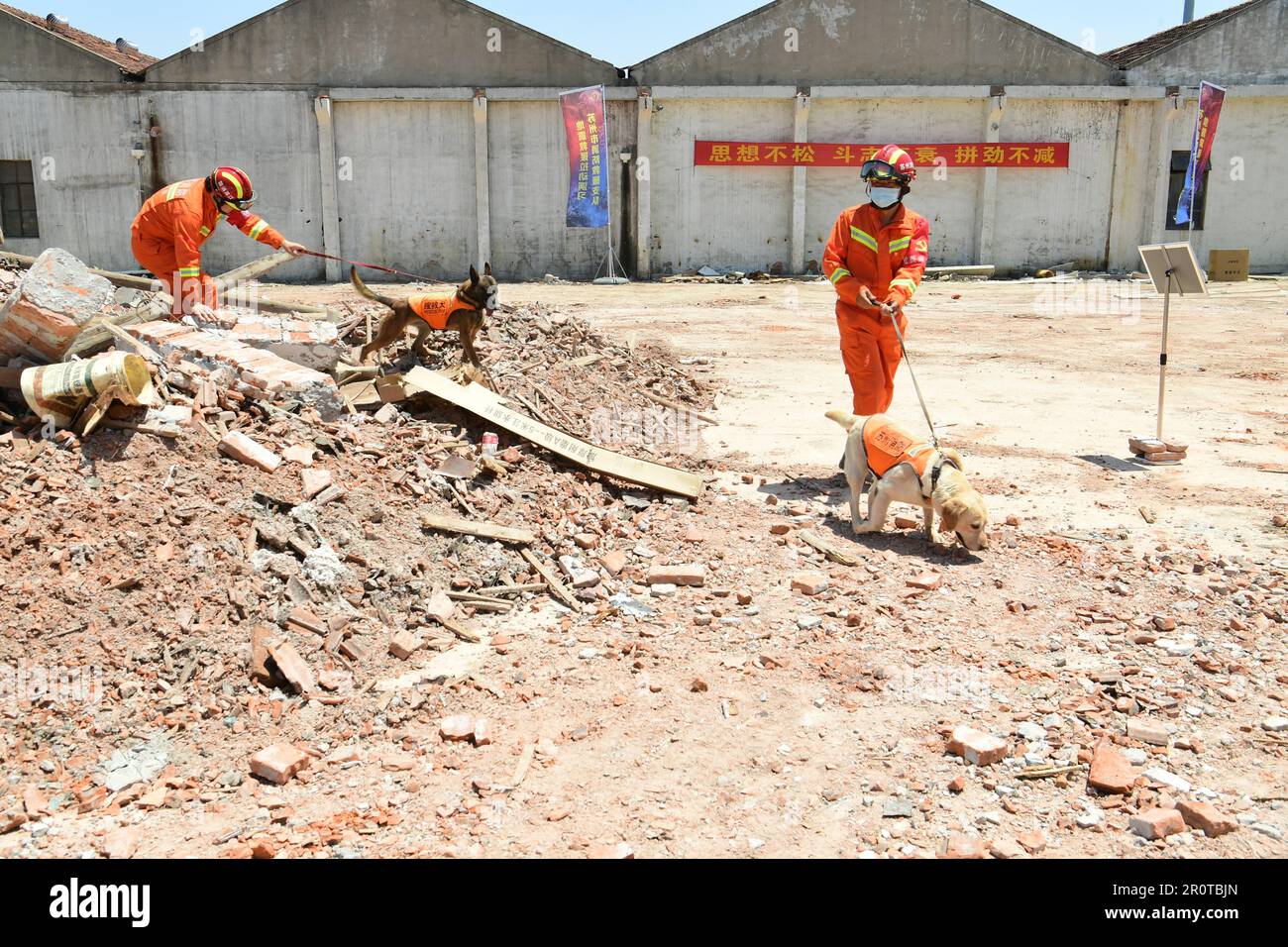 SUZHOU, CHINA - MAY 9, 2023 - Firefighters of Suzhou Fire and Rescue ...