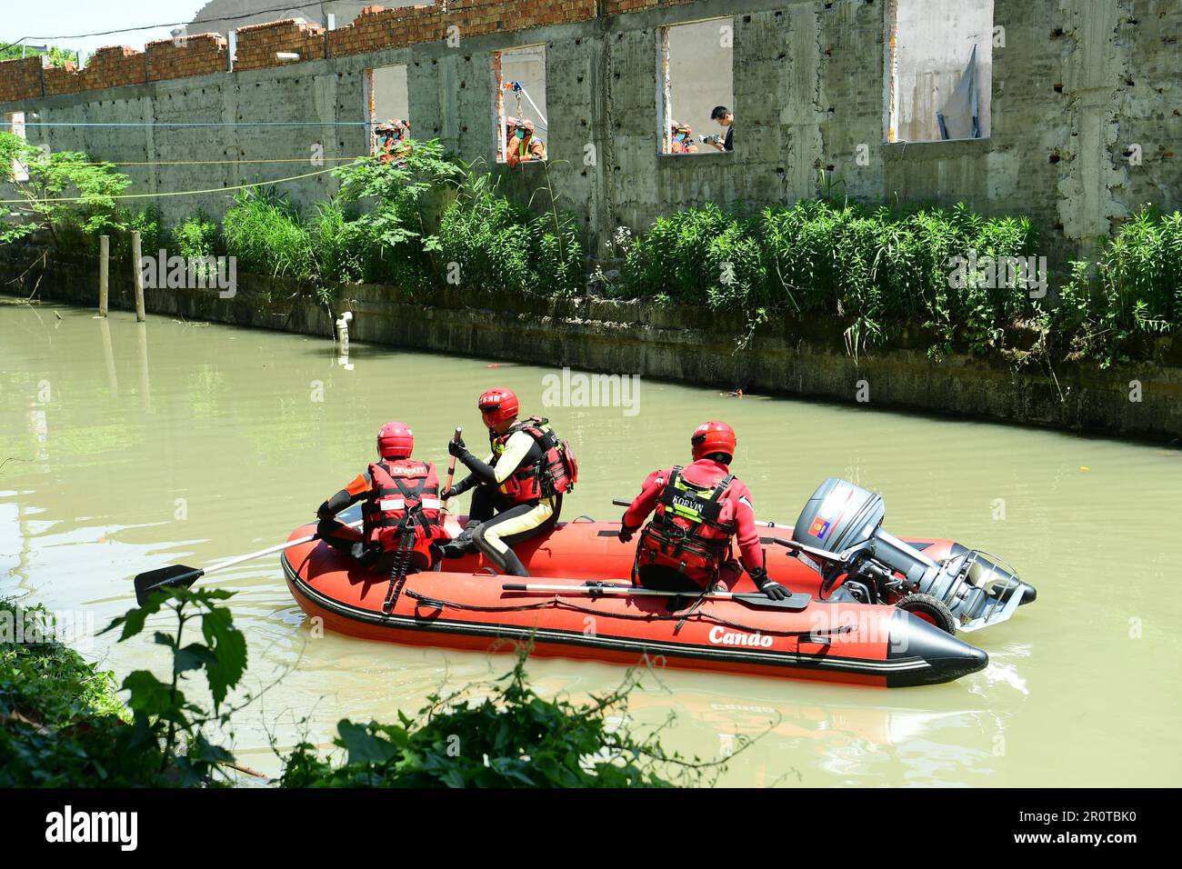 SUZHOU, CHINA - MAY 9, 2023 - Firefighters of Suzhou Fire and Rescue ...