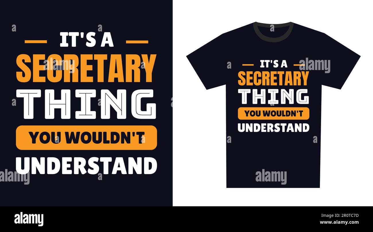 Secretary t shirt Stock Vector Images - Alamy