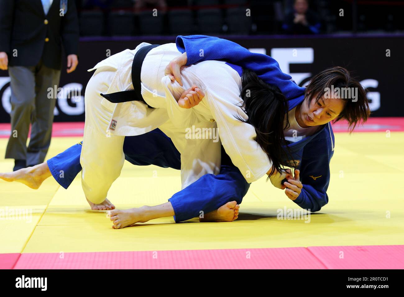 Ali Bin Hamad Al Attiyah Arena, Doha, Qatar. 9th May, 2023. (L-R) Mimi ...
