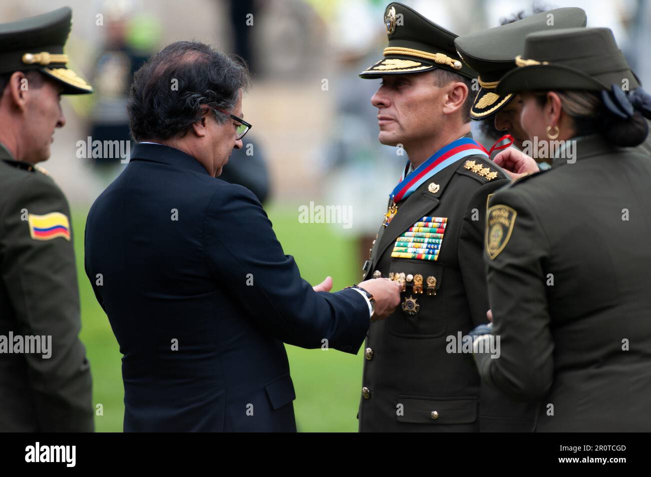 Bogota, Colombia. 09th May, 2023. Colombian police outgoing director ...