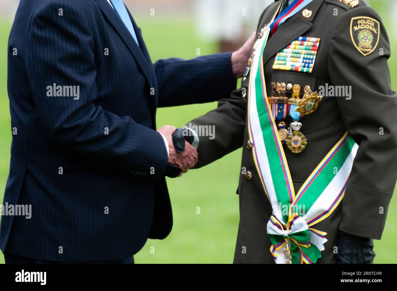 Bogota, Colombia. 09th May, 2023. Colombian police outgoing director ...