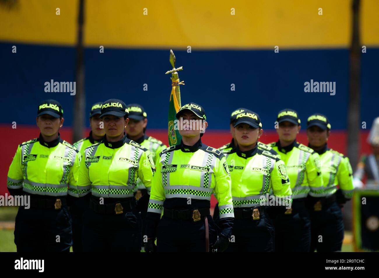 Bogota, Colombia. 09th May, 2023. Colombian transit police officers ...