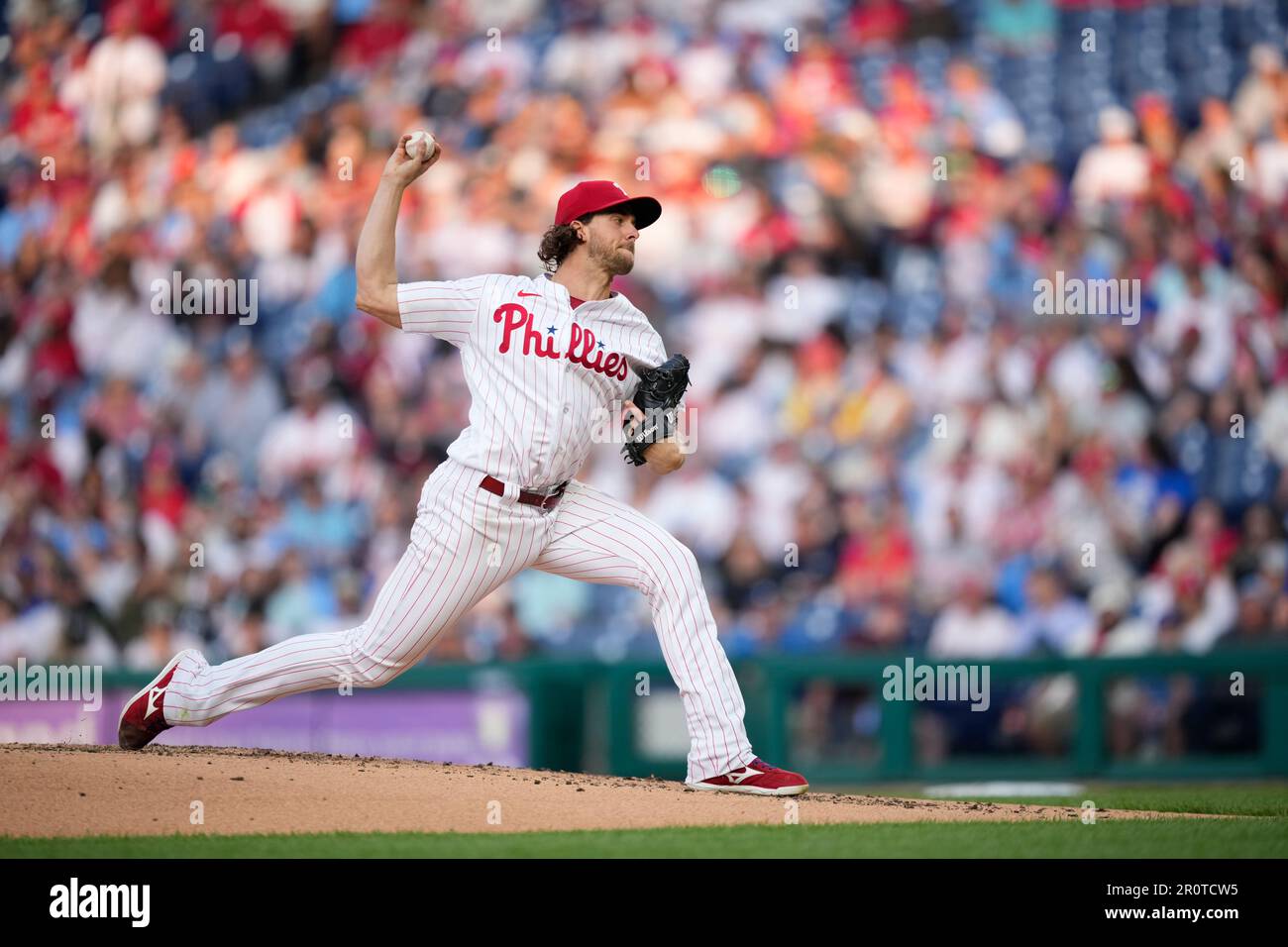 Philadelphia Phillies' Aaron Nola plays during a baseball game, Tuesday ...