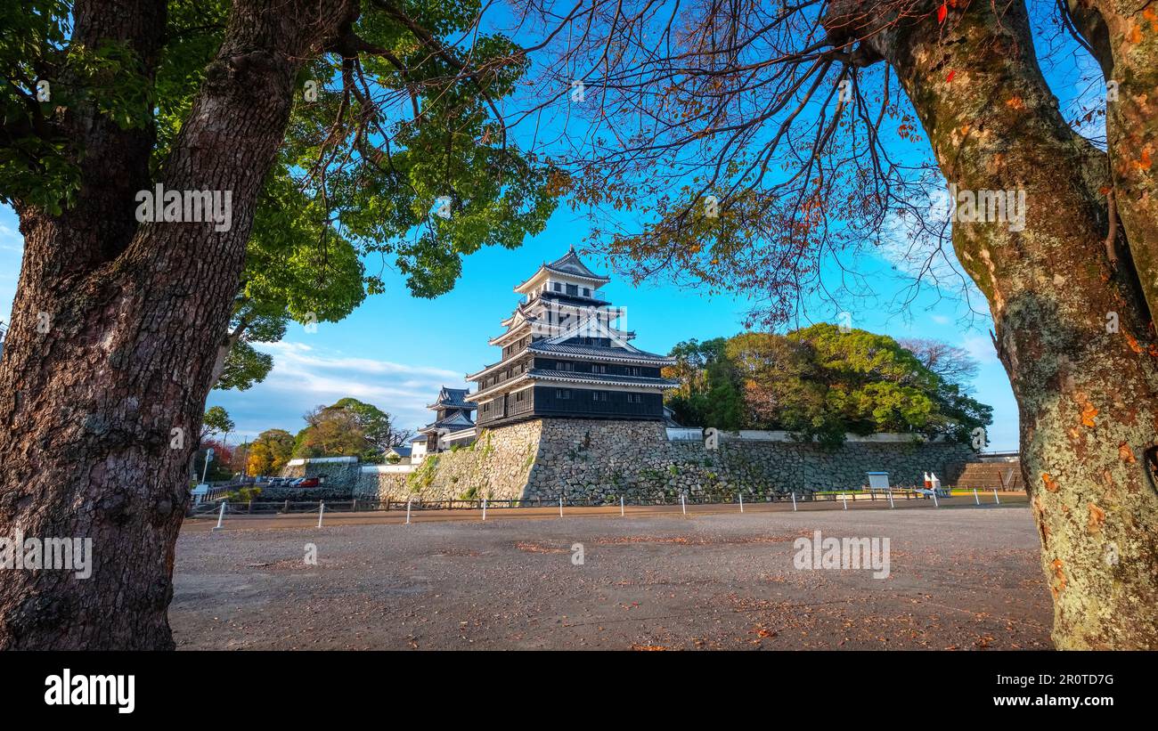 Nakatsu, Japan - Nov 26 2022: Nakatsu Castle known as one of the three ...