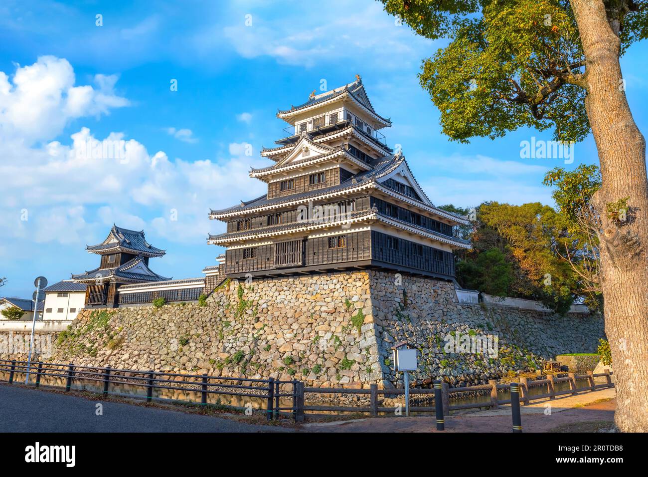 Nakatsu, Japan - Nov 26 2022: Nakatsu Castle known as one of the three ...