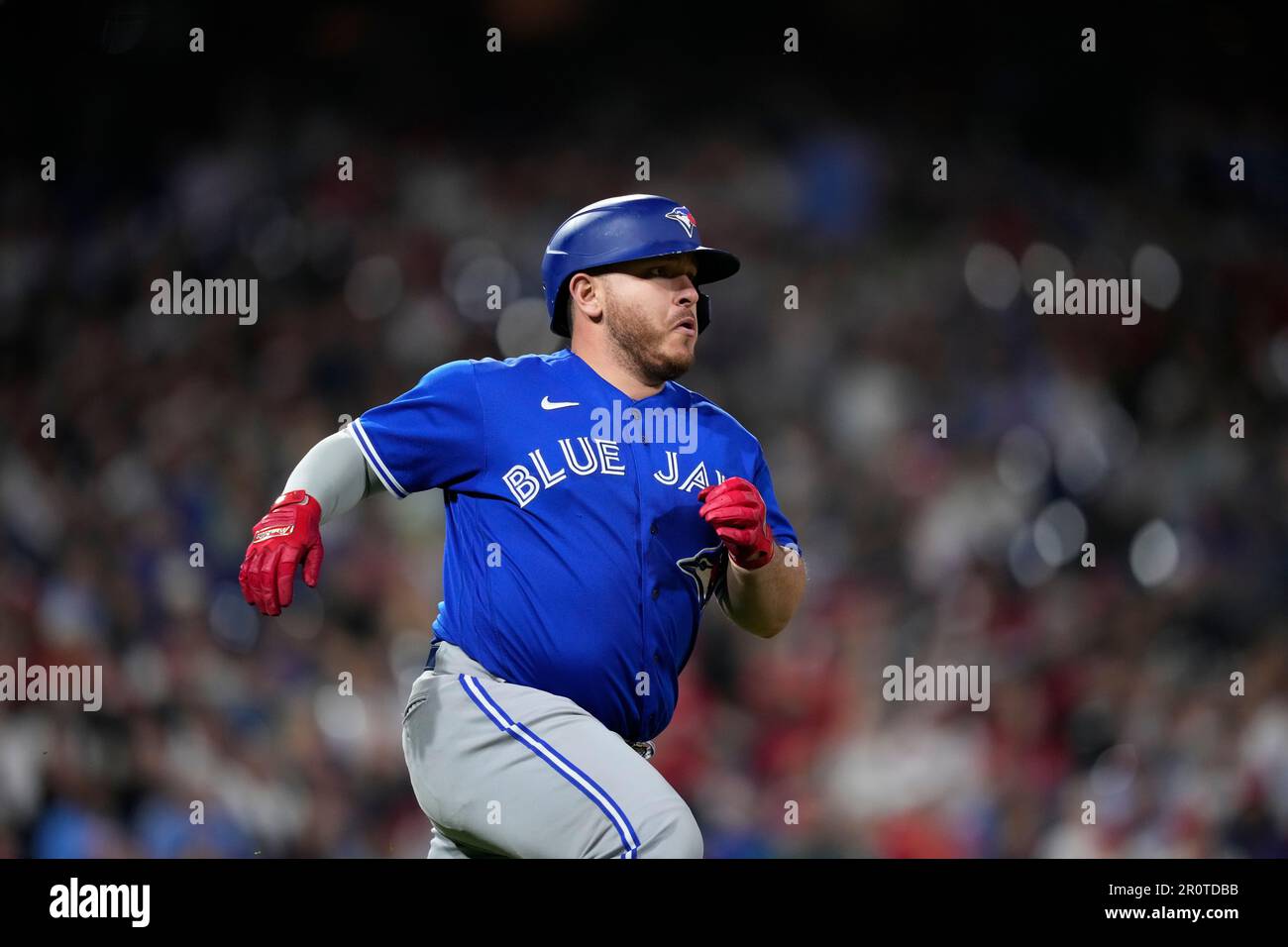 Toronto Blue Jays' Alejandro Kirk plays during a baseball game, Tuesday ...