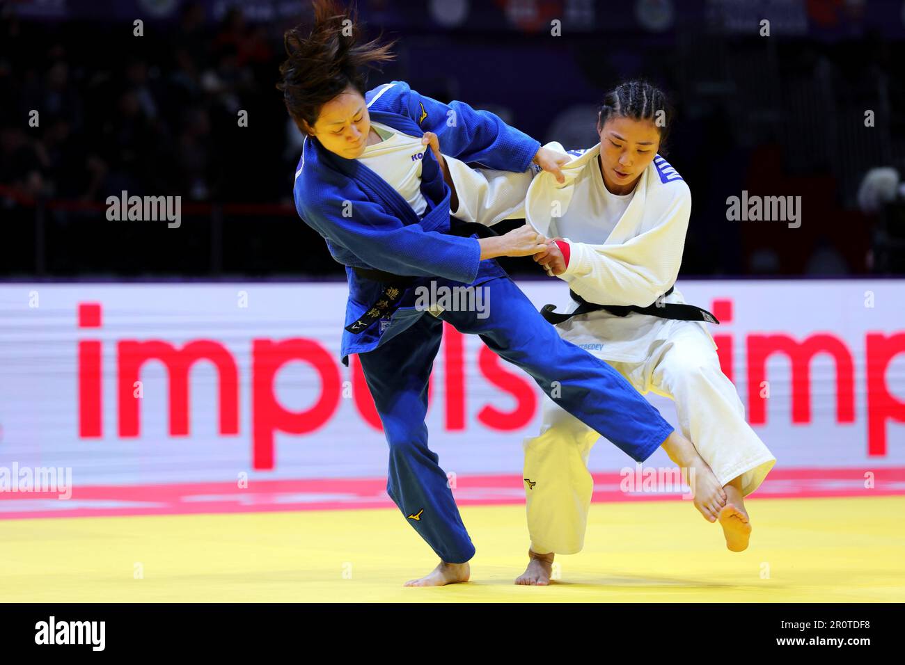 Ali Bin Hamad Al Attiyah Arena, Doha, Qatar. 9th May, 2023. (L-R) Chen ...