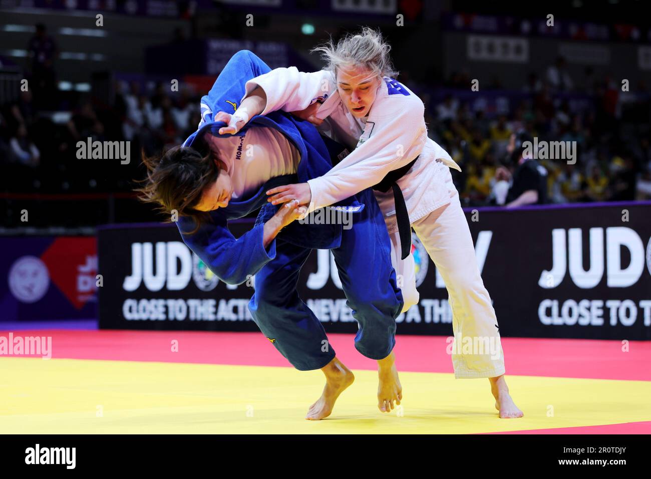 Ali Bin Hamad Al Attiyah Arena, Doha, Qatar. 9th May, 2023. (L-R) Chen ...