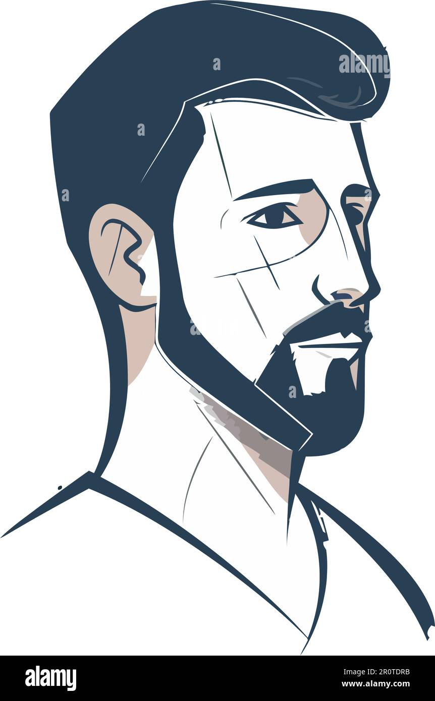 One person vector illustration of a businessman isolated Stock Vector ...