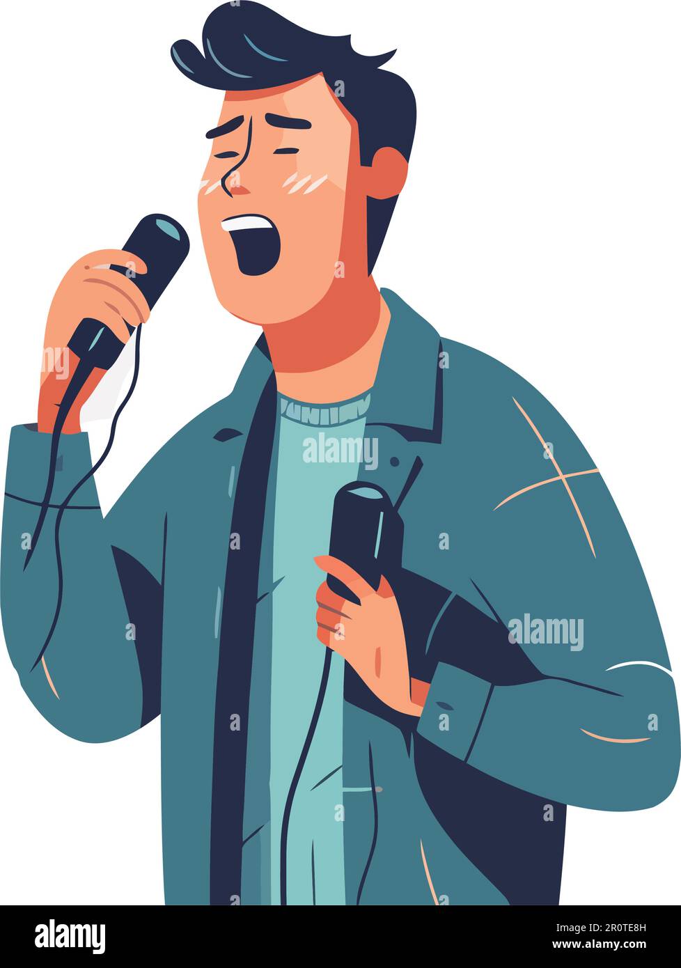 Public singing Stock Vector Images - Alamy