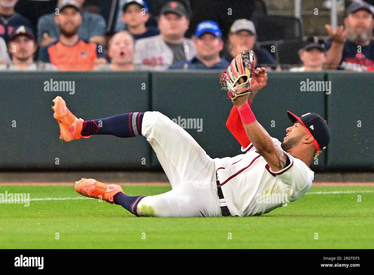 Atlanta, United States. 09th May, 2023. Atlanta Braves left fielder ...