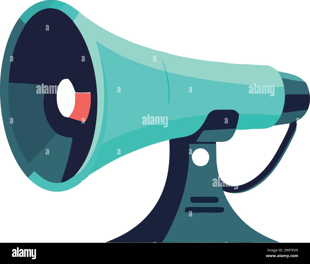 Colored megaph vector Stock Vector Image & Art - Alamy