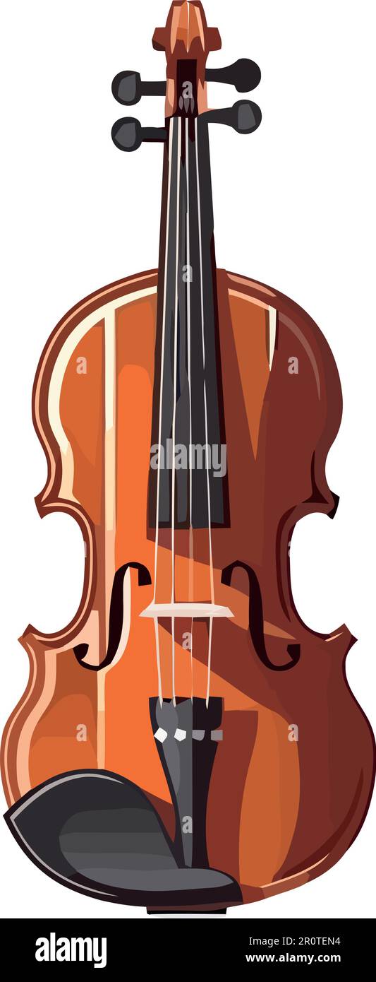 Classical violin illustration Stock Vector Image & Art - Alamy