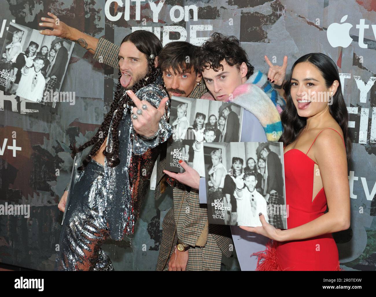 New York, USA. 09th May, 2023. L-R: Nico Tortorella, Max Milner, Wyatt ...