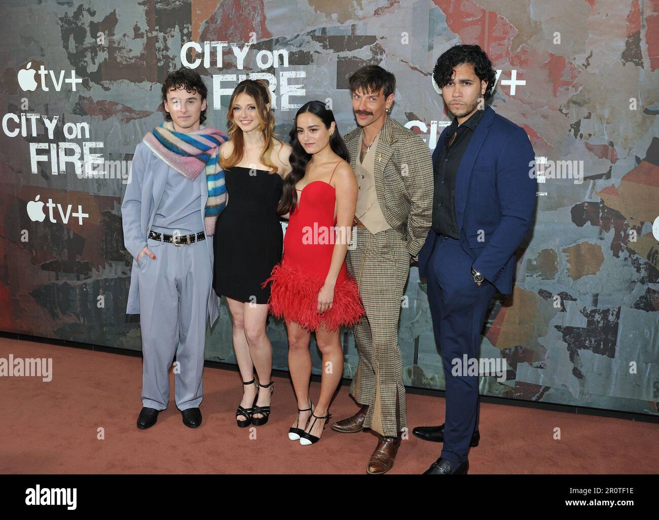 New York, USA. 09th May, 2023. L-R: Wyatt Oleff, Alexandra Doke, Chase ...