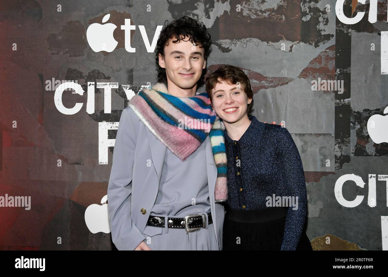 Wyatt Oleff, left, and Sophia Lillis attend a special screening of the ...